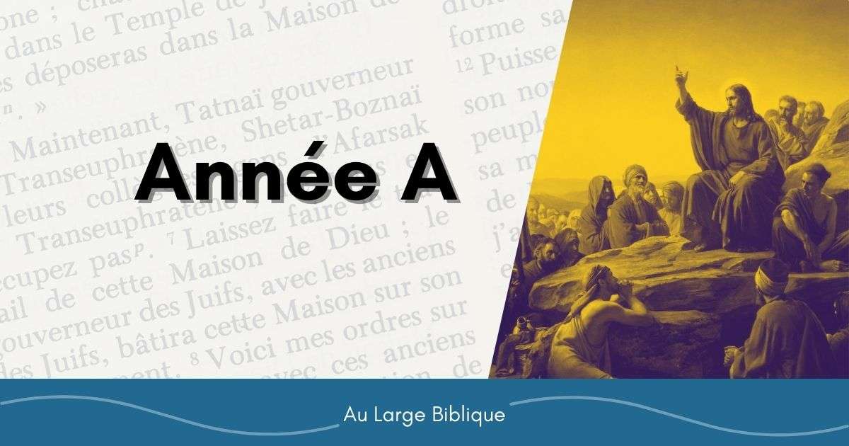 Commentaires des dimanches et fêtes (année liturgique A) | Au Large ...