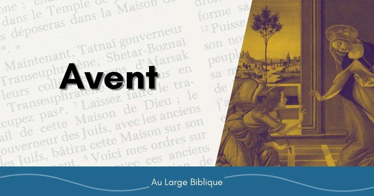 Les cinq sens de l'avent | Au Large Biblique
